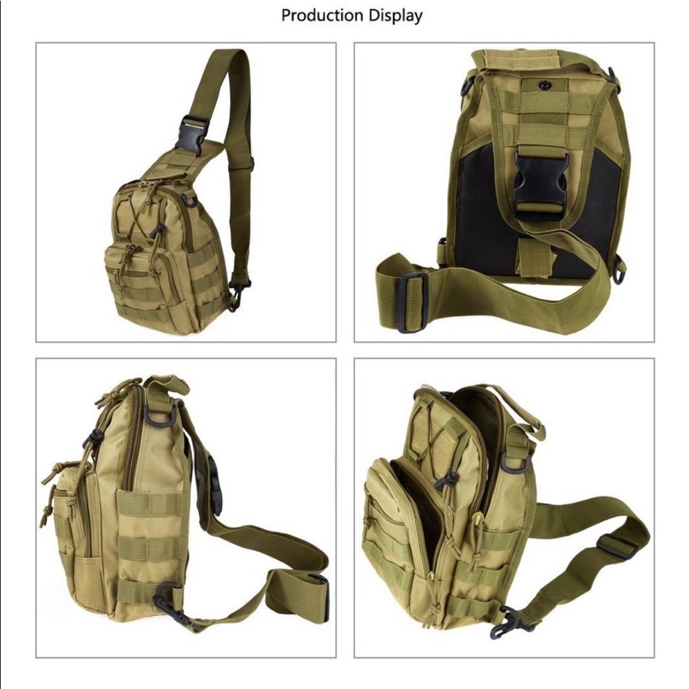 Military Survival Shoulder Pack - Gem